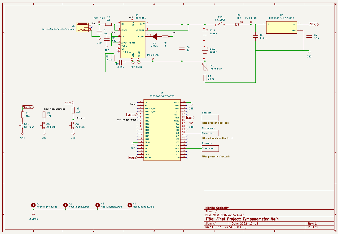 ECAD using KiCad: Schematic Capture – Biomedical Electronic Measurements